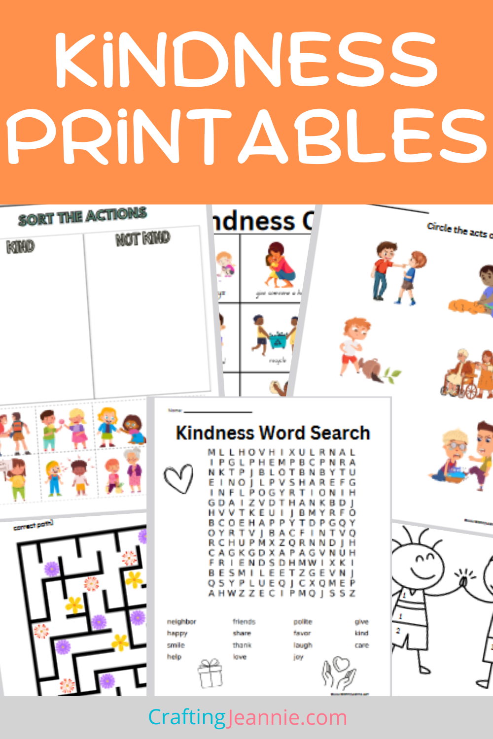 Kindness Activities for Kids – Crafting Jeannie